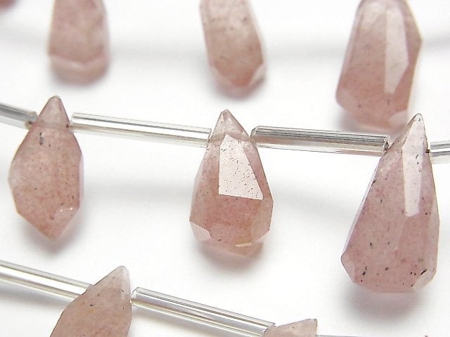 Pink Epidote AA++ Rough Drop [M size] 1strand (8pcs) |#166986333 ...