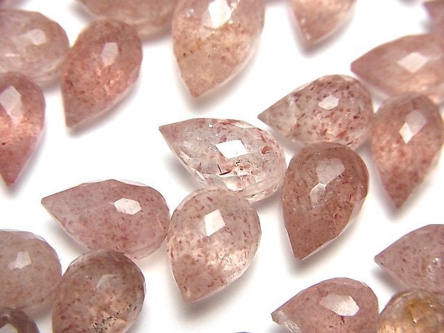 [Video]High Quality Pink Epidote AA++ Flower Bud Faceted Briolette [Li