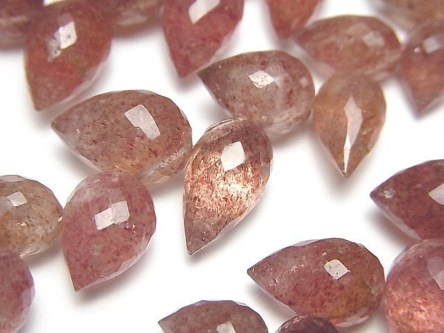 [Video]High Quality Pink Epidote AA++ Flower Bud Faceted Briolette [Da